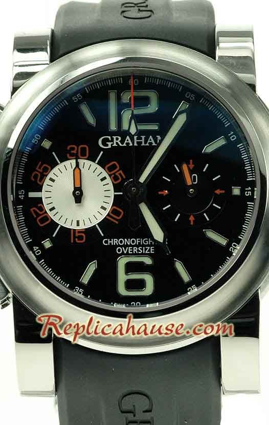 Graham Overtamaño Chronofighter Overlord Reloj Suizo de imitación ...